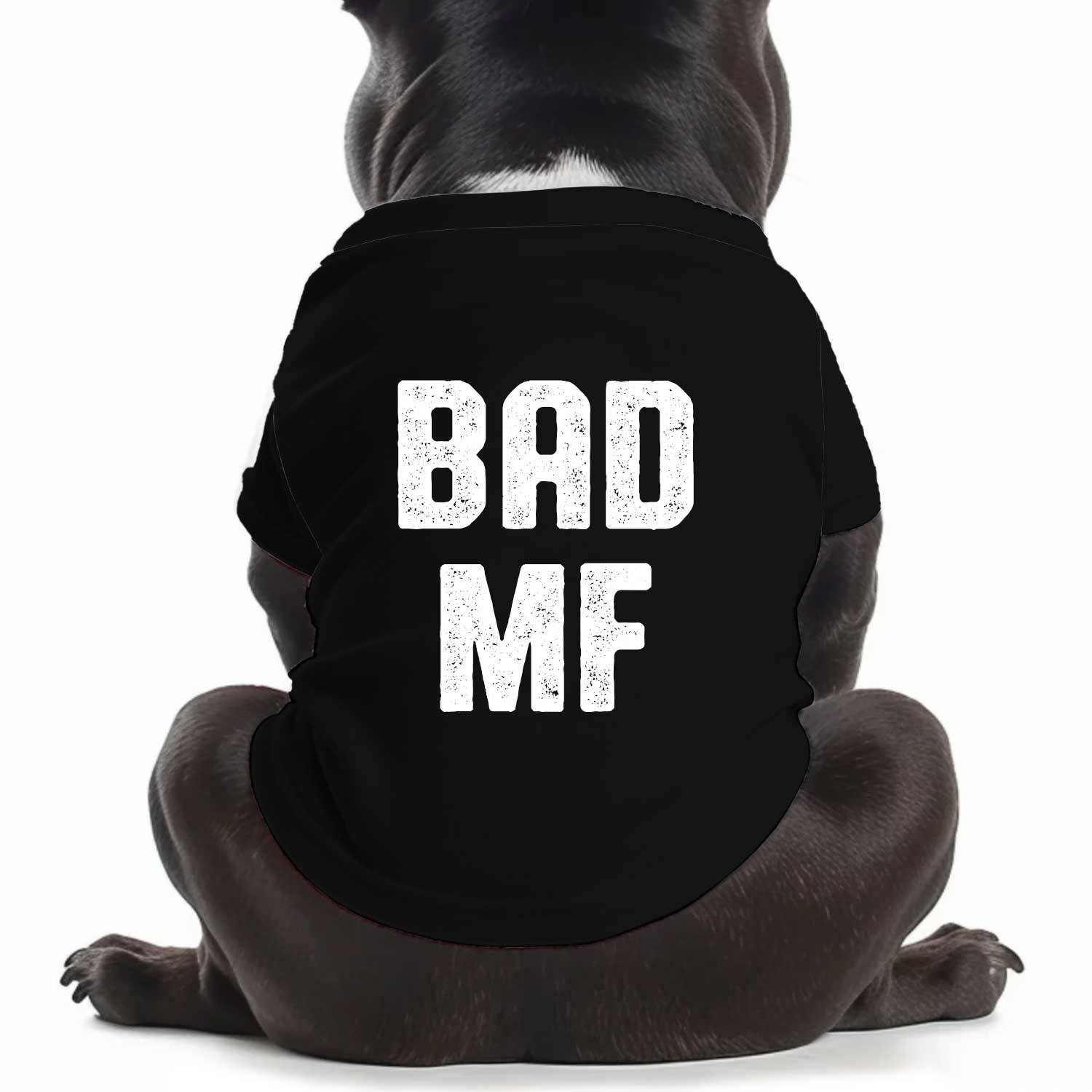 BAD MF Dog T Shirt | Funny Dog Tee Shirts