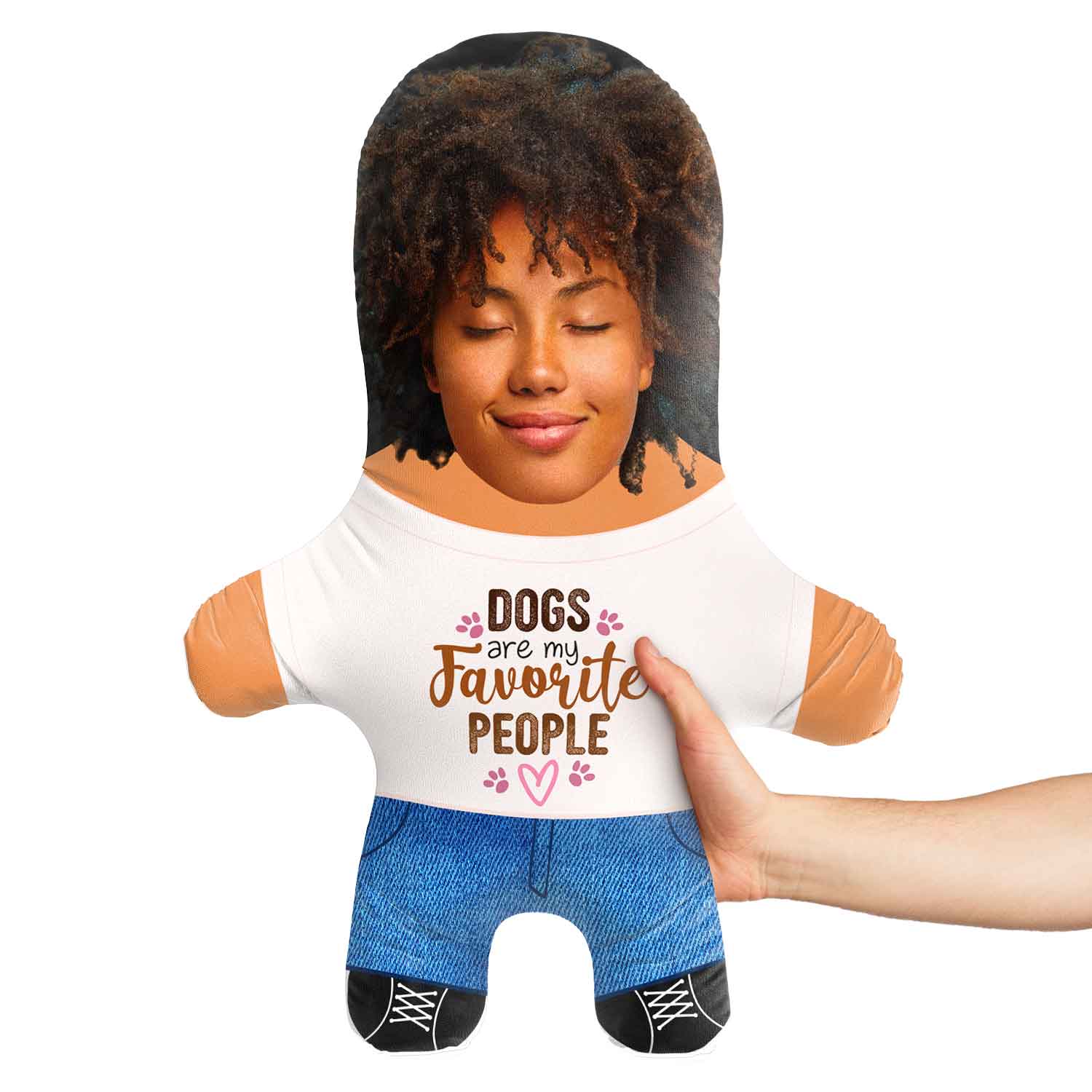 Dogs Are My Favourite People Teddy Bear | Personalised Teddy Bear