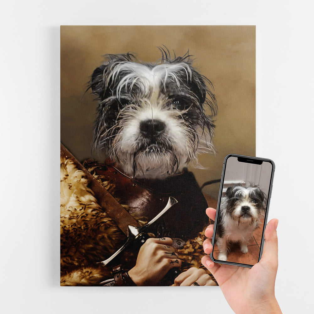 The Barbarian Dog Portrait - Pet Portrait