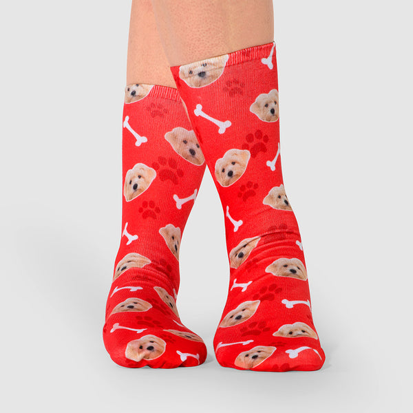 Personalised Dog Socks - Custom Dog Photo Socks