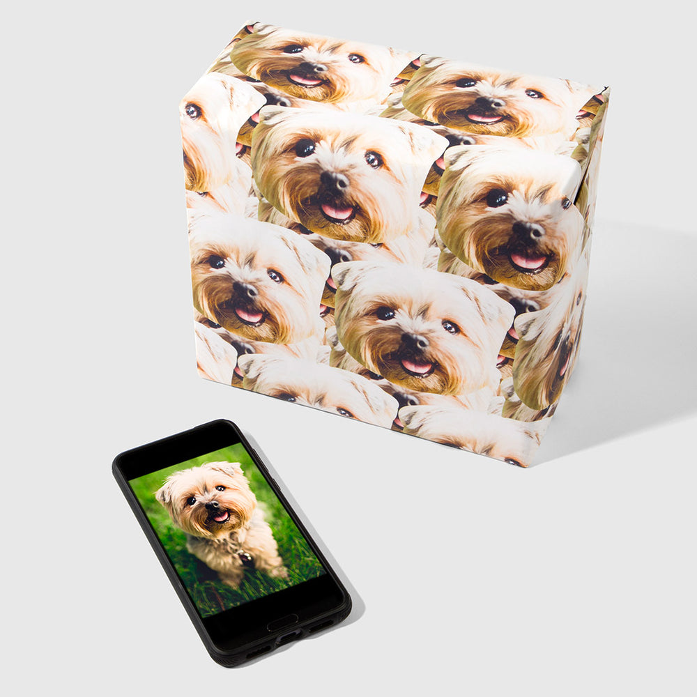 Personalised Dog Wrapping Paper | Dog Photo Gift Wrap